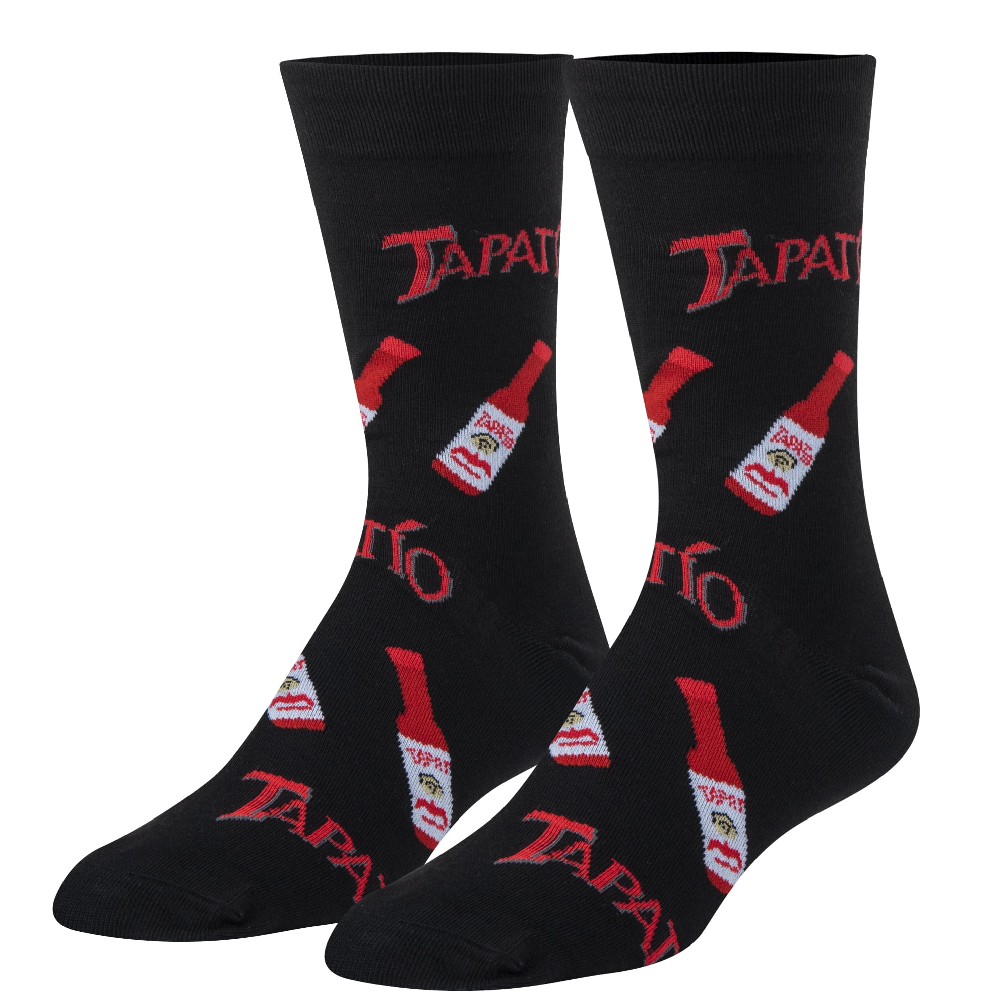 Crazy Socks, Tapatio, Funny Socks for Men Women, Fun Crew Print, Large ...