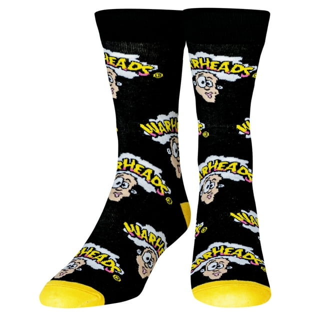 Crazy Socks Warheads Fun Print Novelty Crew Socks for Men - Walmart.com