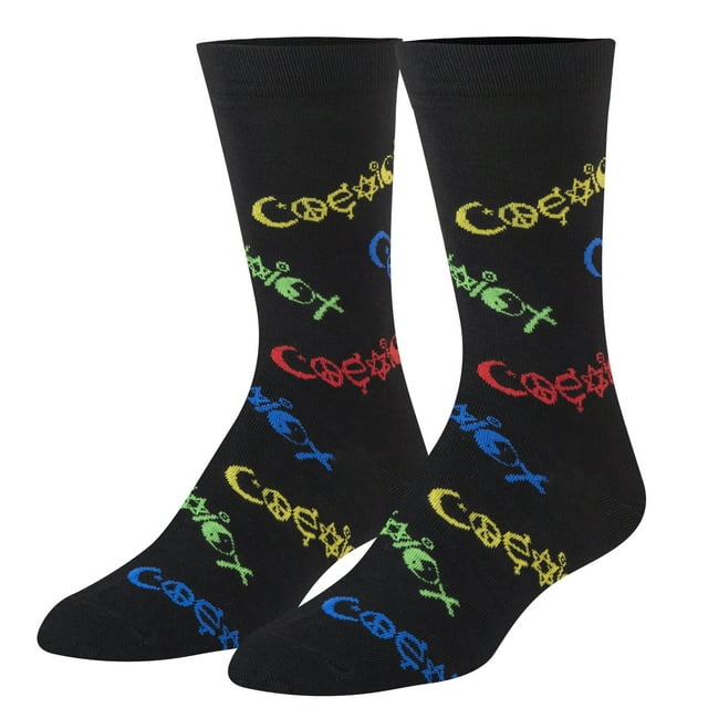 Crazy Socks, Womens, Graphic, Coexist, Crew Socks, Novelty Silly Fun ...