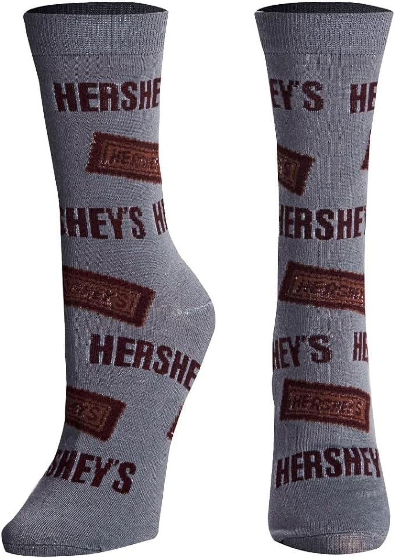 Crazy Socks for Women, Hershey's Chocolate, Funny Colorful Prints ...