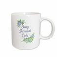 3drose, Crazy Succulent Plant Lady Catcus Cati Design, 11oz Mug ...