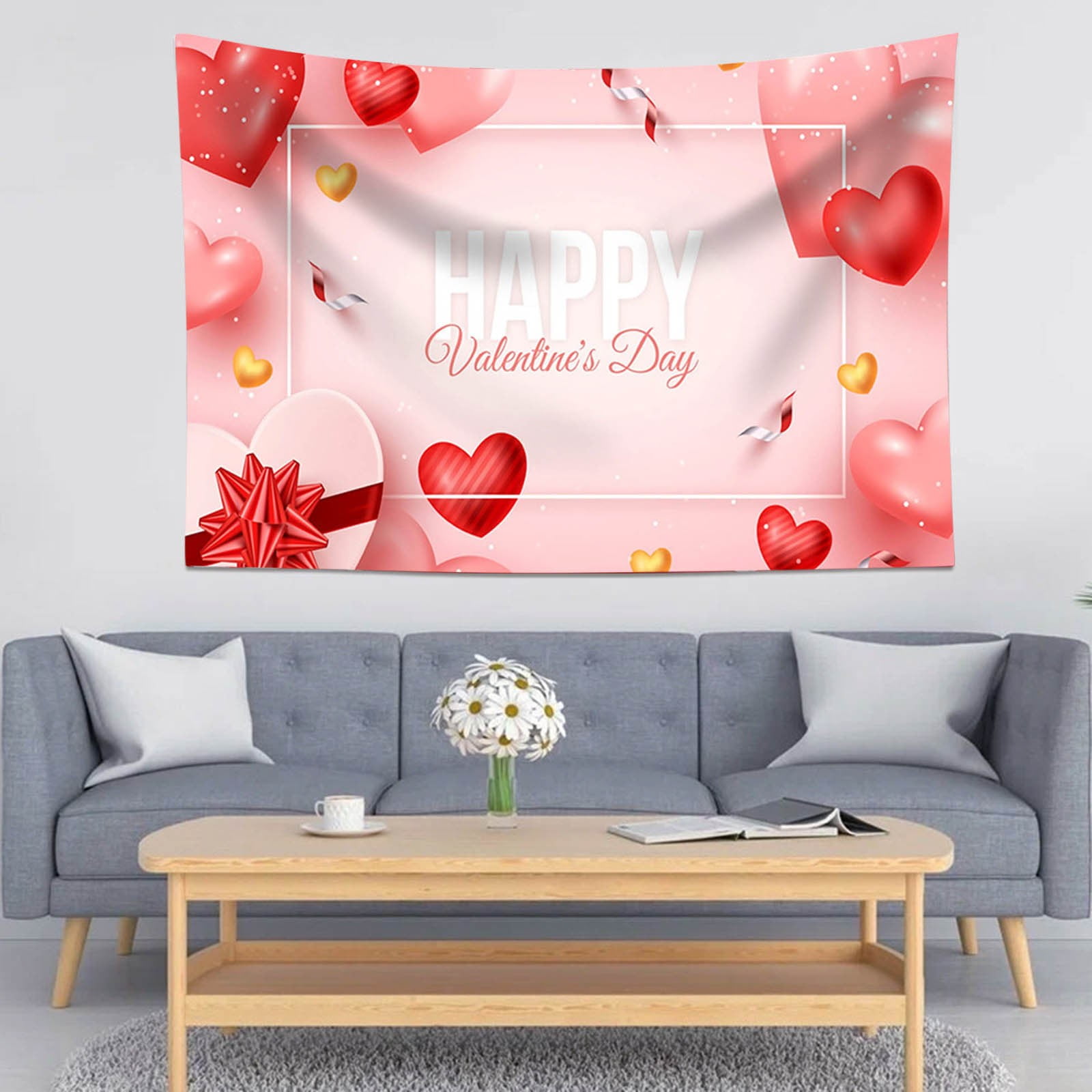 Crazy Tapestry Valentine's Day Decorations Instagram Scene Layout ... Crazy Tapestry Valentine's Day Decorations Instagram Scene Layout ...