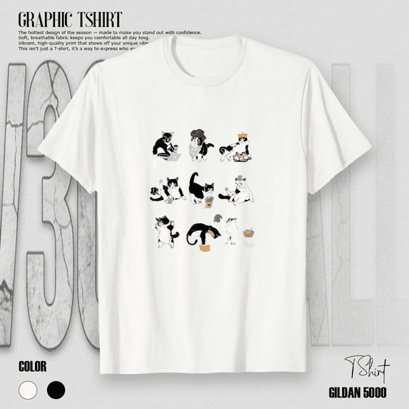 Crazy Tuxedo Cat Energy Funny Tuxedo Cat Mom Dad Cat Owner Vibe Unisex ...