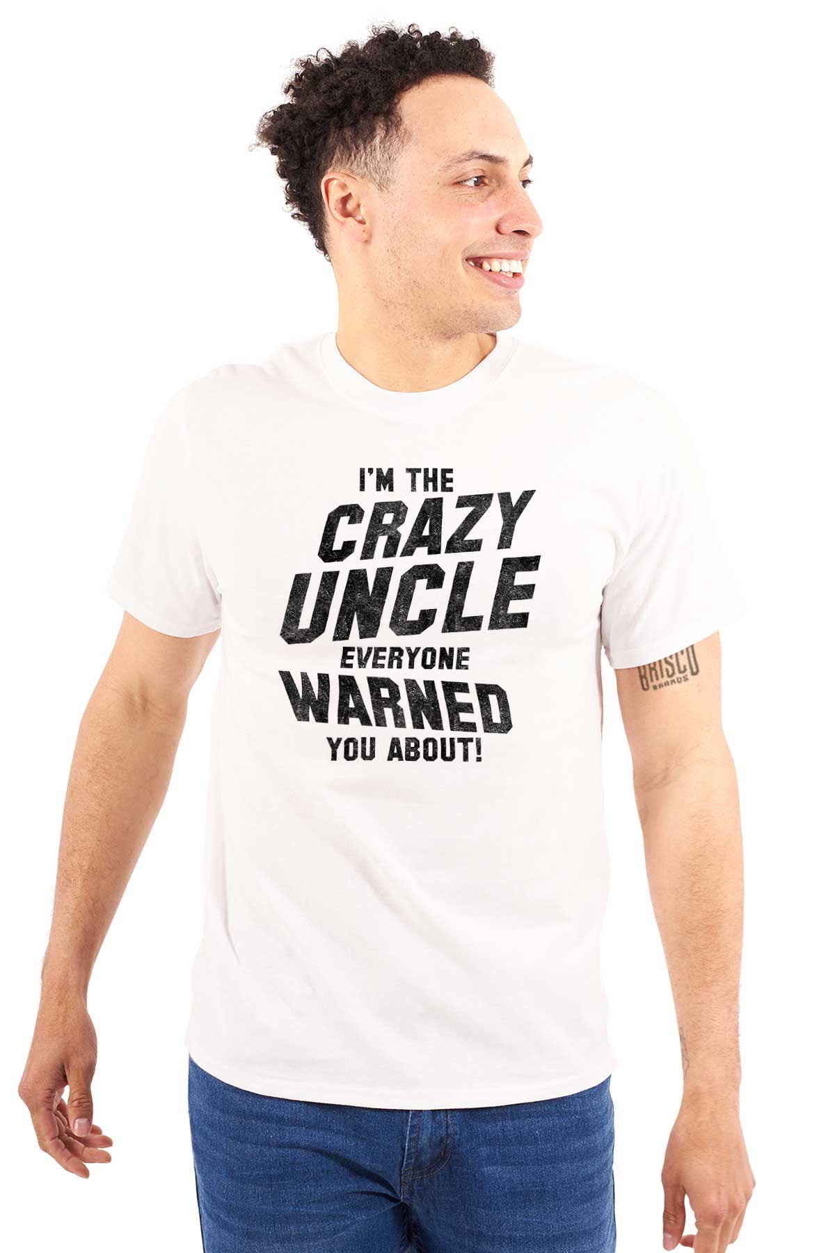 Crazy Uncle Everyone Warned About Men Big & Tall Graphic Tee Brisco Brands 2X - Walmart.com