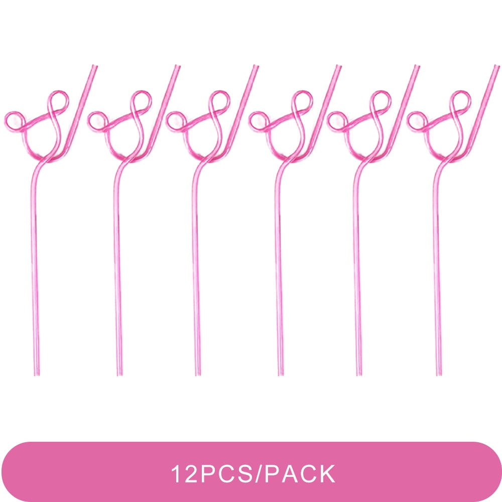 Crazy Unique Decoration Silly Plastic Drinking Straws Bluk 10 Styles ...