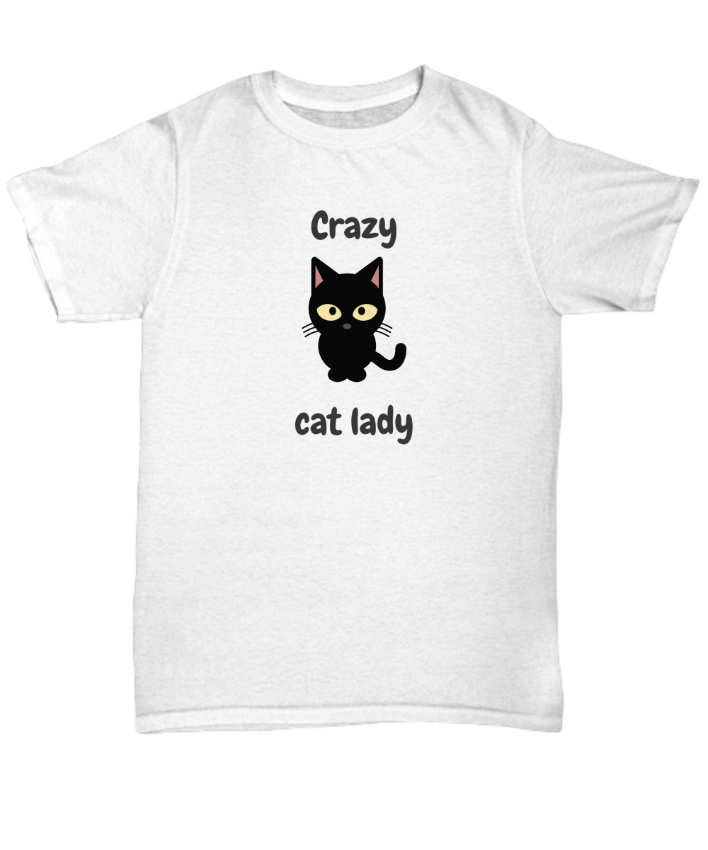 Crazy cat lady shirt - funny cat mom gift - kitten cats cat lover ...