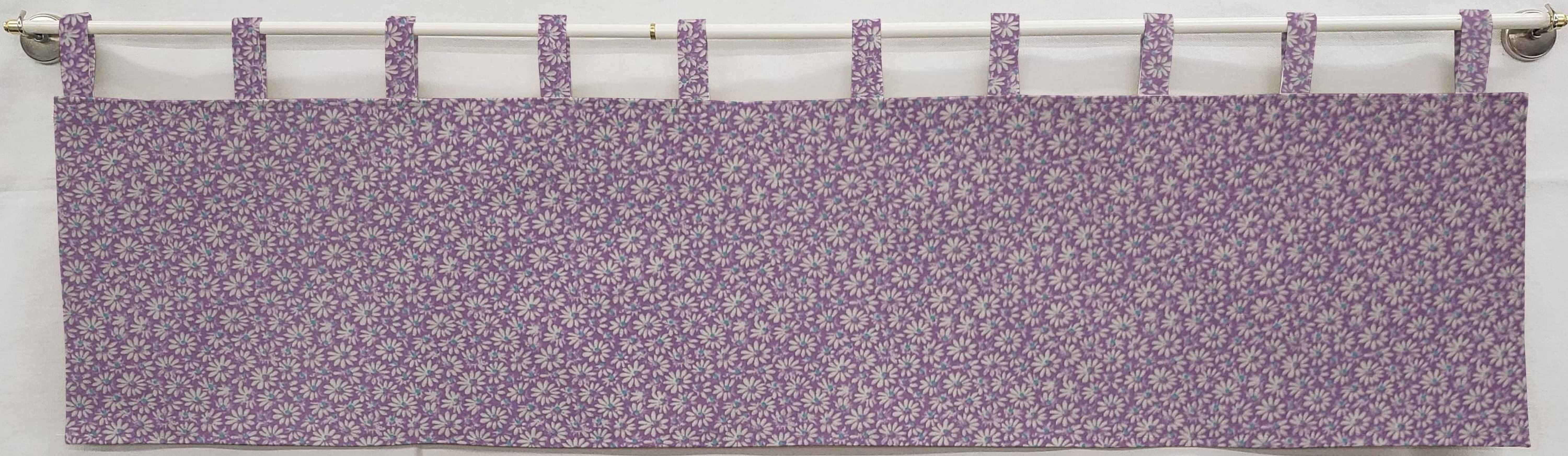 Crazy for Daisies Tab Top Valances by Penny's Needful Things (Lined ...