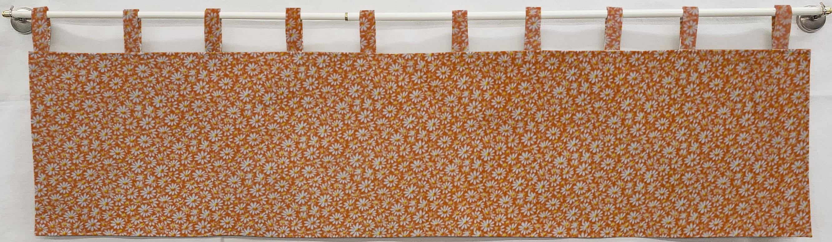 Crazy for Daisies Tab Top Valances by Penny's Needful Things (Unlined ...