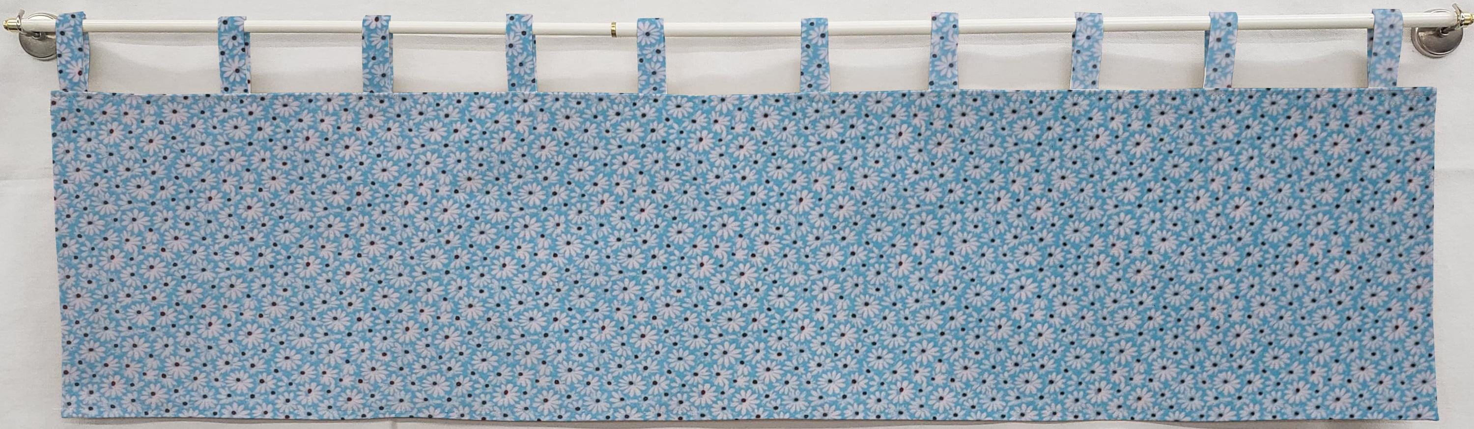 Crazy for Daisies Tab Top Valances by Penny's Needful Things (Unlined ...