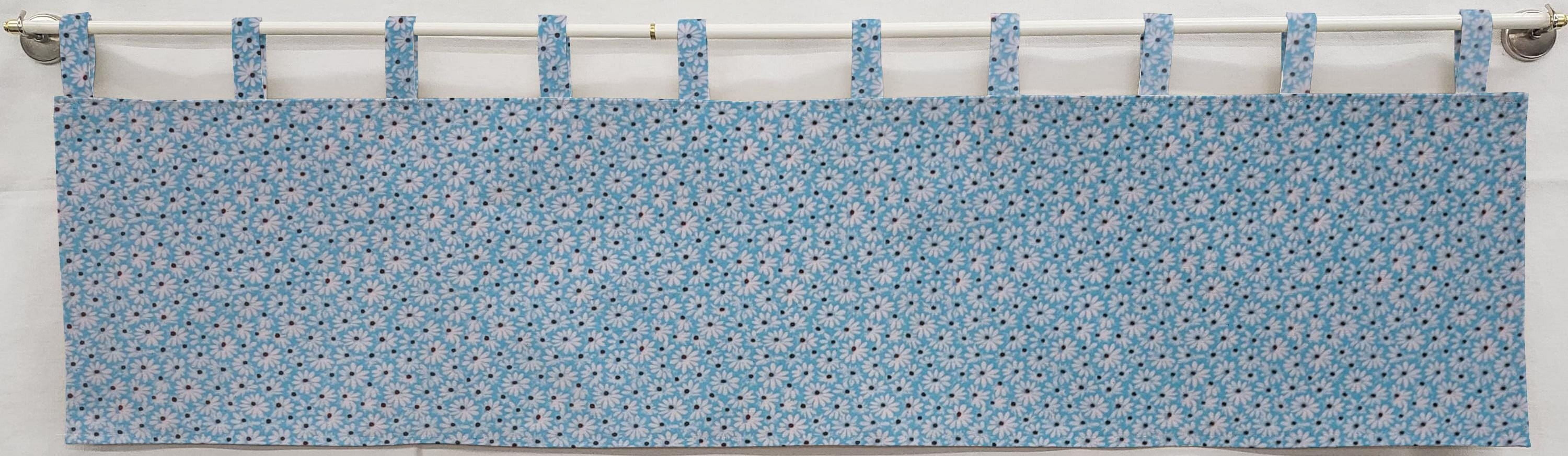 Crazy for Daisies Tab Top Valances by Penny's Needful Things (Unlined ...