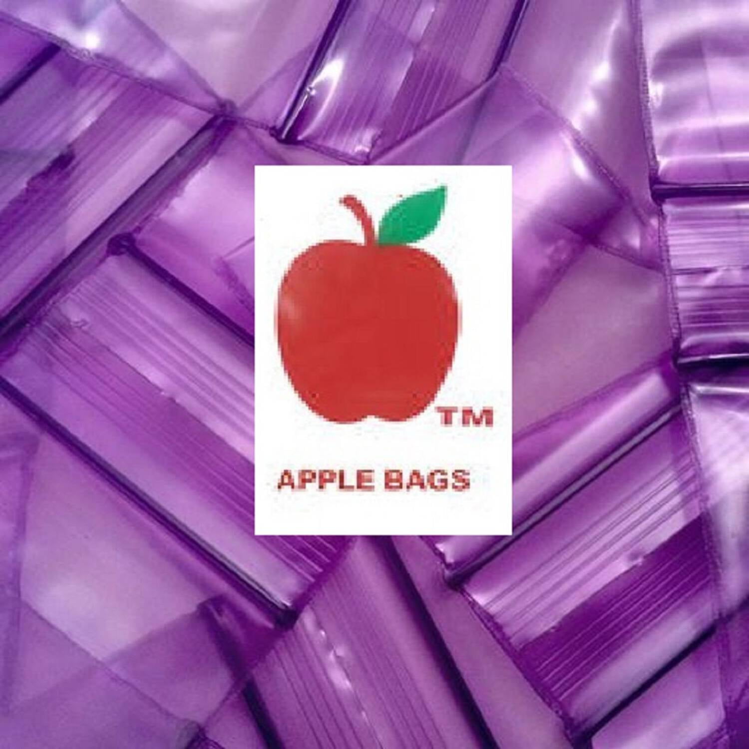 CrazyCoolBuys 10000 Pack Apple Brand Purple 2Mil Bags 10,000 Baggies ...