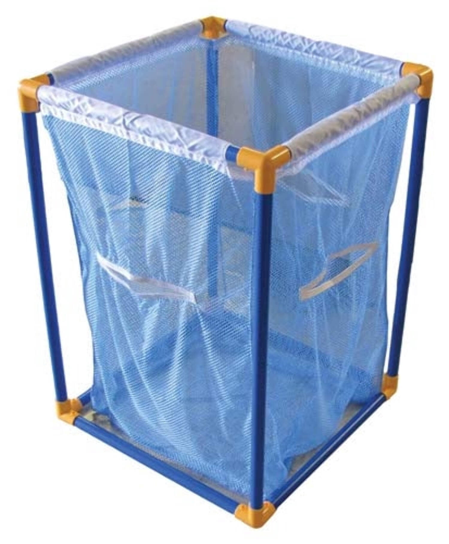 CrazyCoolBuys 31" X 21" X 21" Plastic Tubing Mesh Yellow Blue Large Toy ...