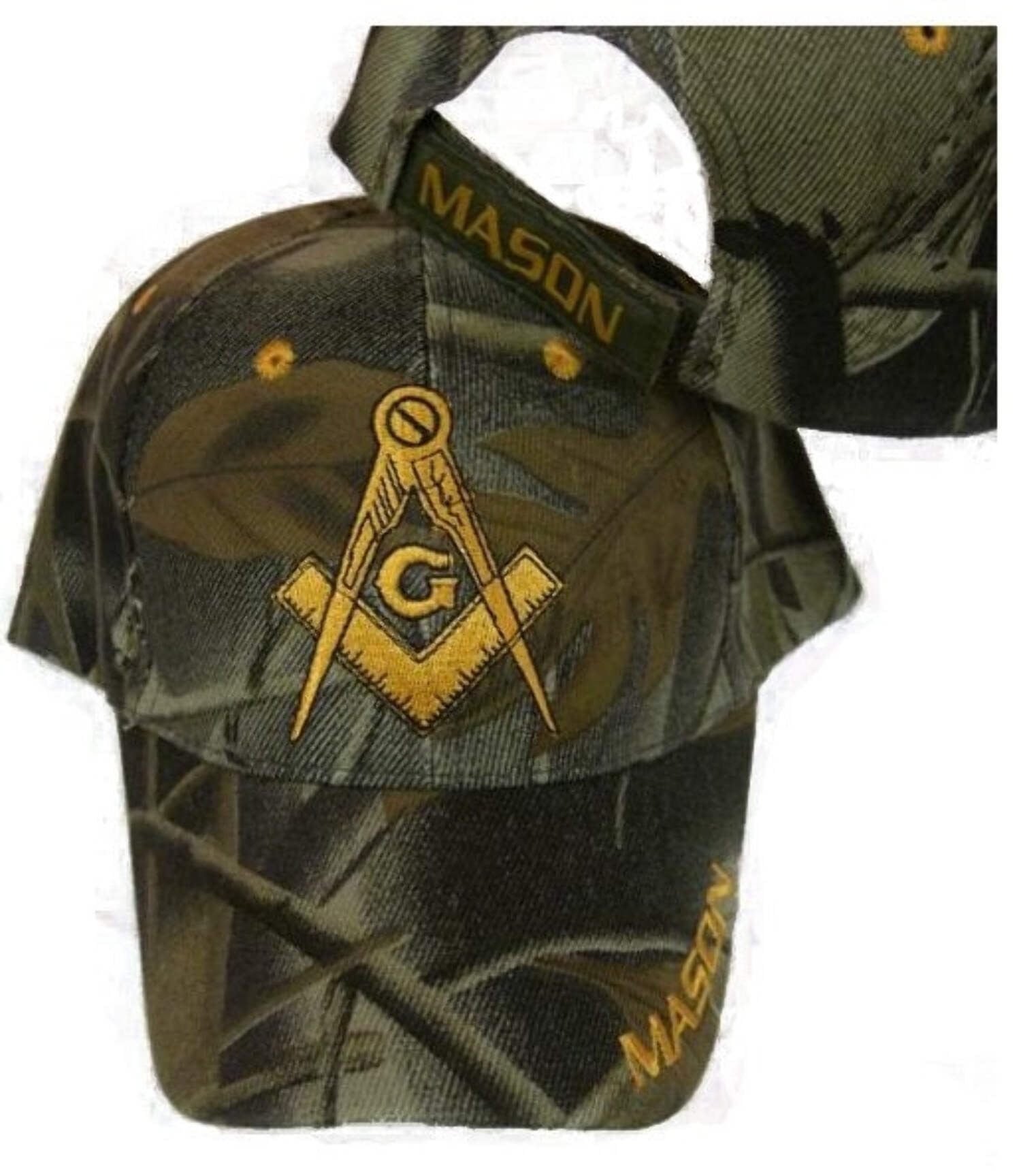CrazyCoolBuys Freemason Camo Embroidered Adjustable Hat Mason Masonic ...