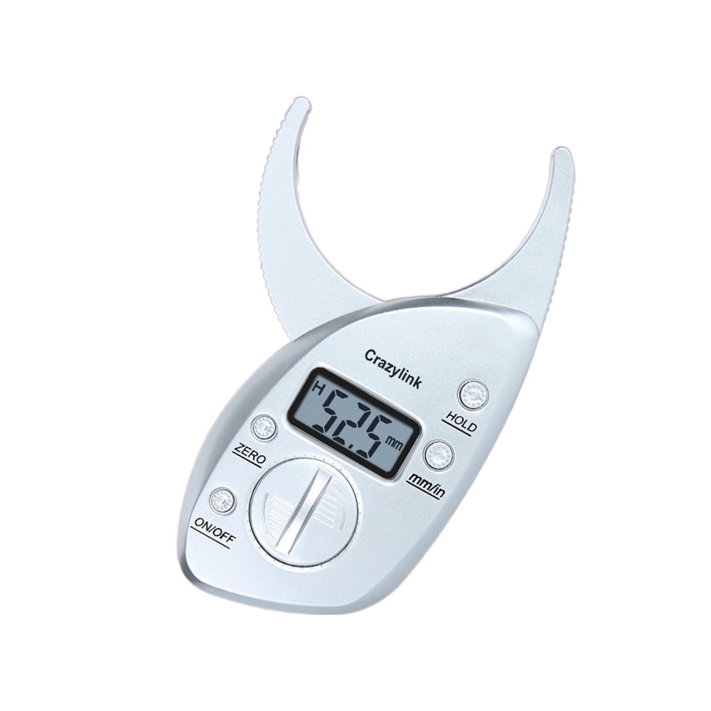 Crazylink Body fat calipers, Body Fat Caliper with LCD Screen ...