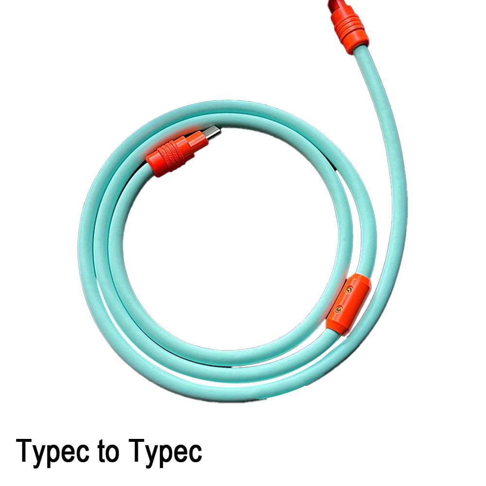 Crazyview 240W Type-C to Type-C Cable, Liquid Silicone Sof Fast ...