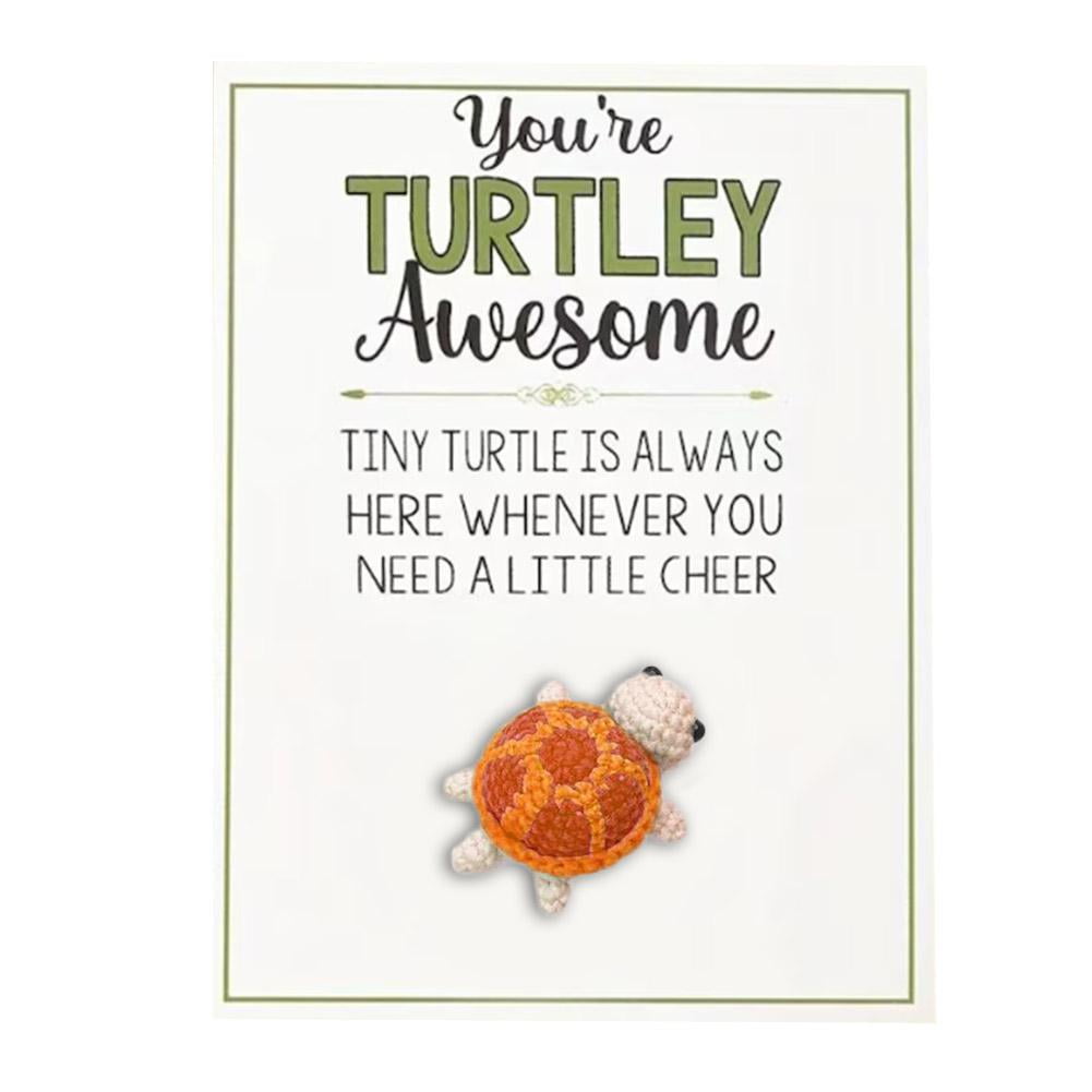 Crazyview You’re Turtley Awesome Lucky Pocket Turtle, Mini Pocket Hug ...