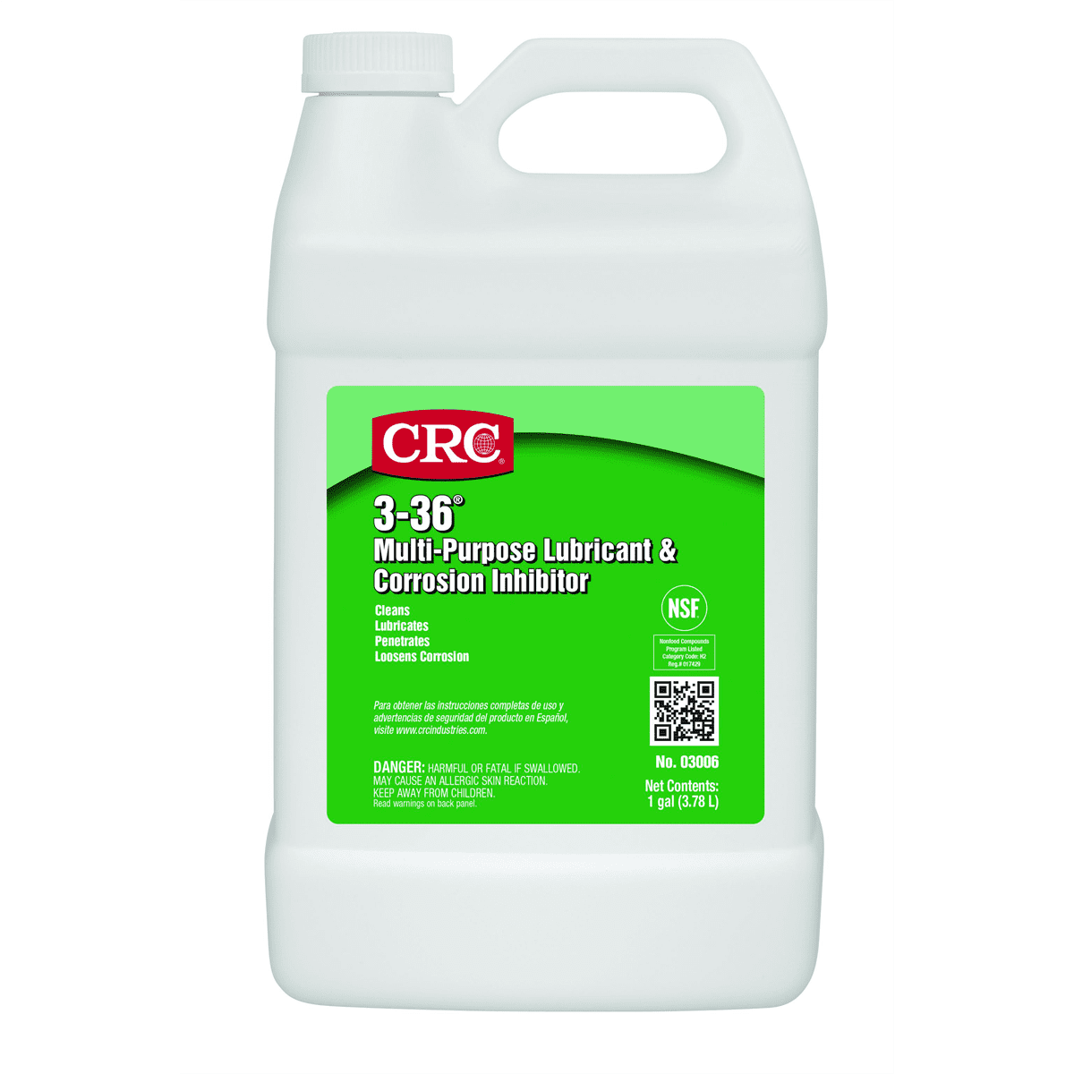CRC Industries 3-36 Multi-Purp Lubricant & Corrosion Inhibitor 1X1GL ...