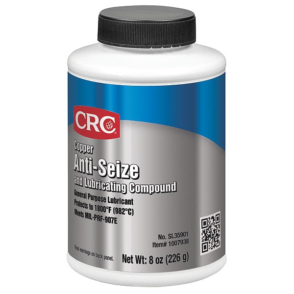 CRC 125-SL35901 8 oz Copper Anti-Seize & Lubricating Compound - Pack of 12 - Walmart.com