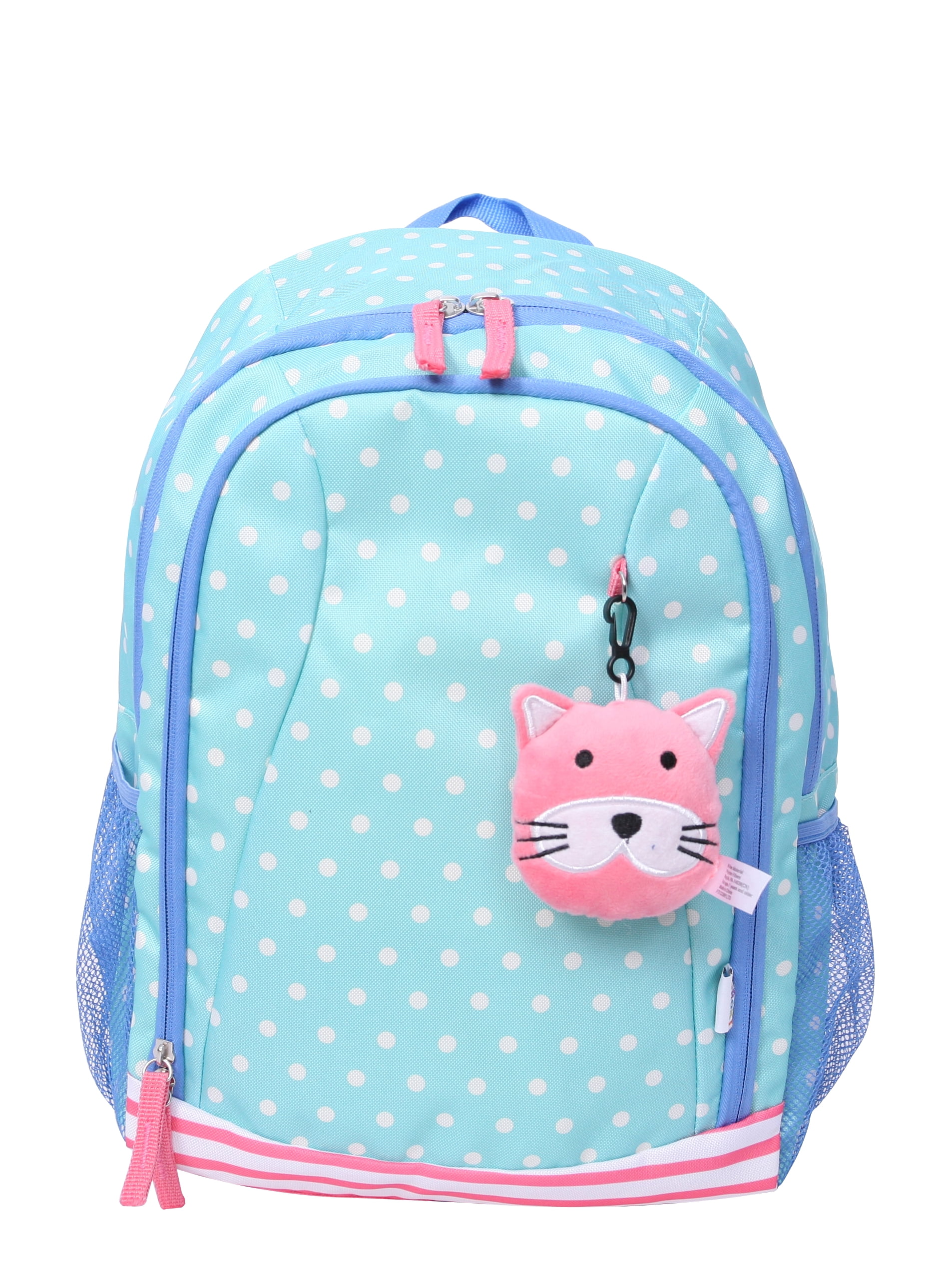 Crckt Kids Girls 15-inch School Backpack with Plush Dangle Accessory ...