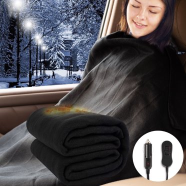 Zone Tech Car Mini Heated Travel Blanket – Premium Quality 12V ...