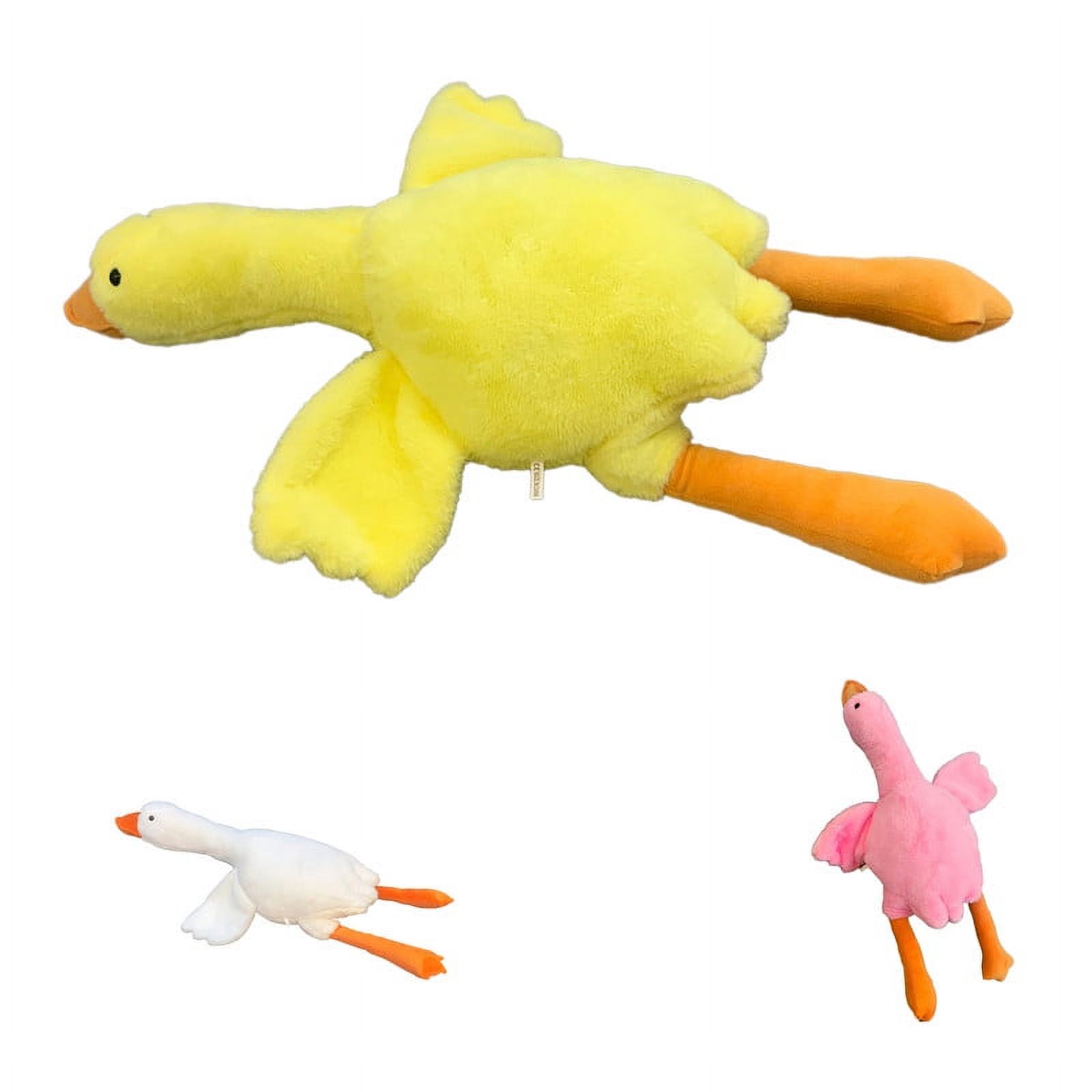 Cre-Heaven 51'' Goose Stuffed Animal Pillow Toy, Cute Giant Yellow ...