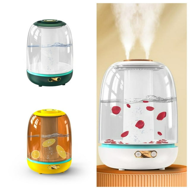 Cre-Heaven Home 3L Double-spray Air Humidifier Transparent,Ultrasonic ...