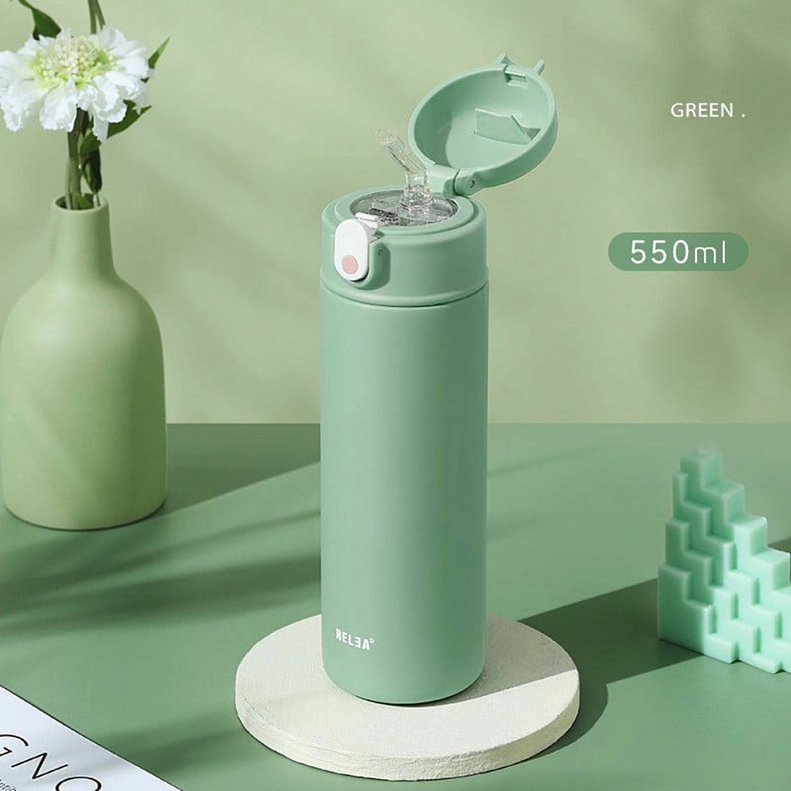 Cre-Heaven Insulated Stainless Steel Water Mug Spill Proof with Lids ...