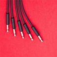 Cre8audio 150 cm Nazca Noodles Cable, Black - 5 Piece - Walmart.com
