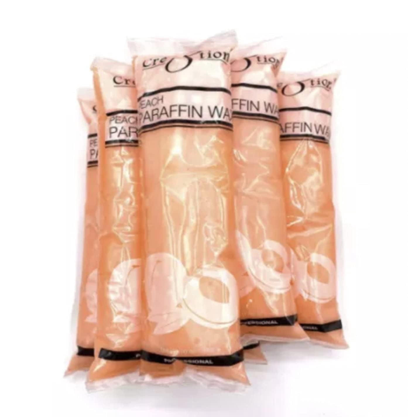 Creation Paraffin Wax Refills: 6 lbs Peach Wax Block for Spa Foot, Hand ...