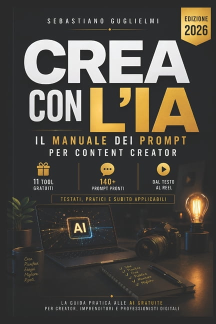 Crea Con l'Ia: Il manuale dei prompt per content creator: oltre 140 ...