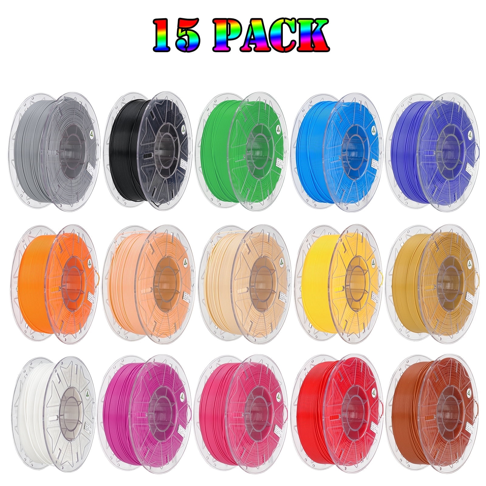 Creality 15 Pack Hyper PLA RFID Filament for K2 Plus Combo 3D Printer 1 ...