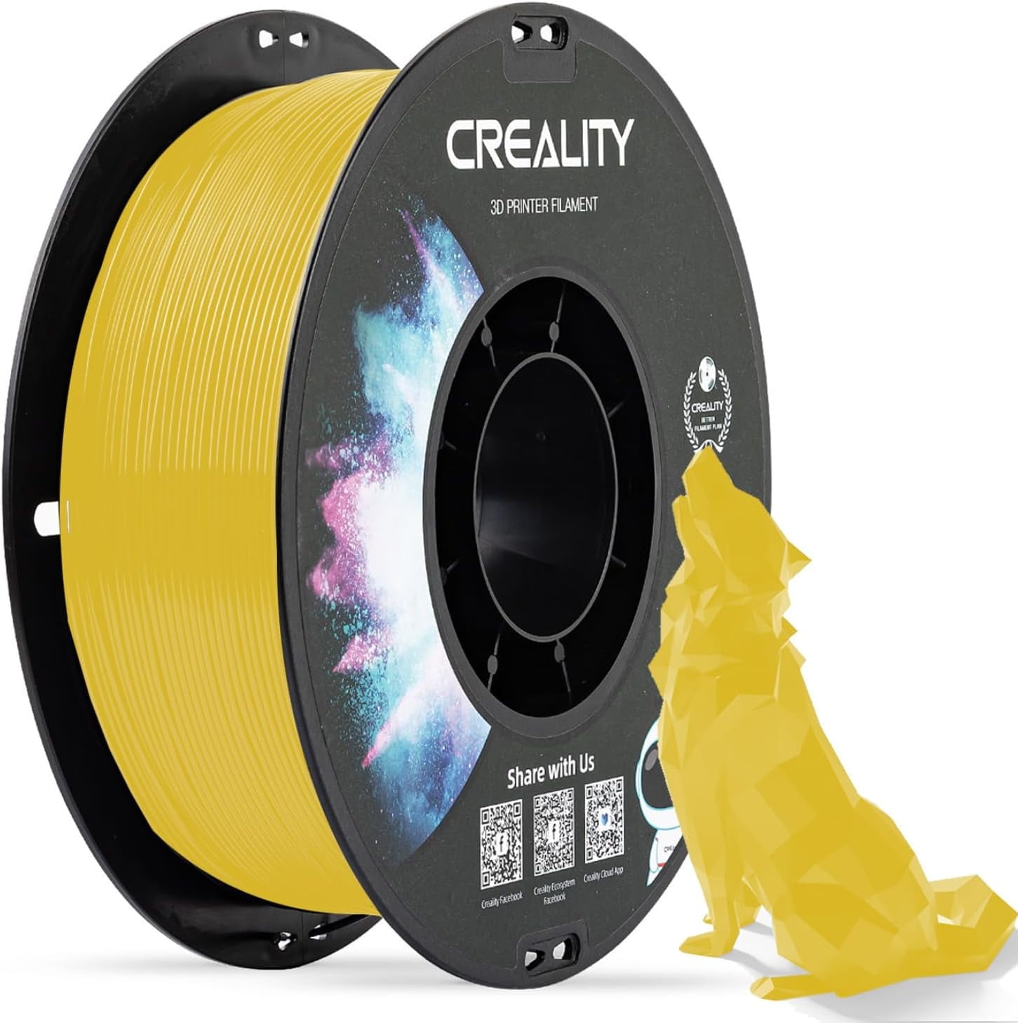 Creality 3D Printer Filament PETG Filament 1.75mm 2.2lbs Odorless Non ...