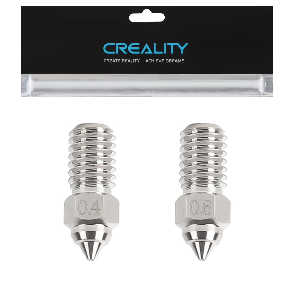 Creality 3D Printer Nozzles Kit, Copper Alloy Nozzle Set with 0.4mm ...