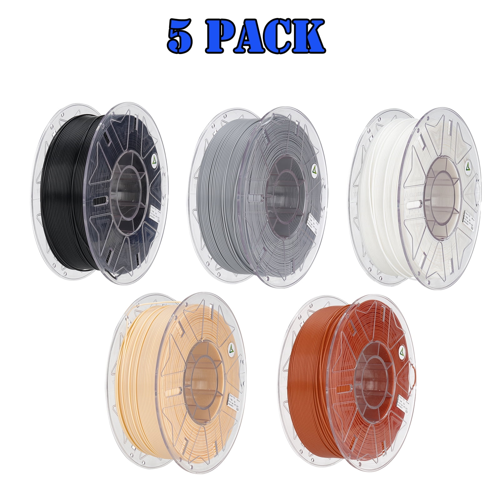Creality 5 Pack Hyper PLA RFID Filament for K2 Plus Combo 3D Printer 1 ...