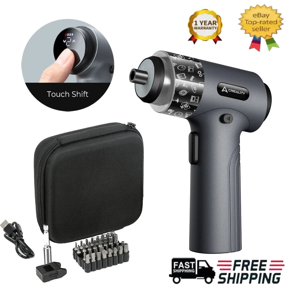 Creality Cordless Electric Screwdriver,35 in 1 Screwdriver Drill Set ...