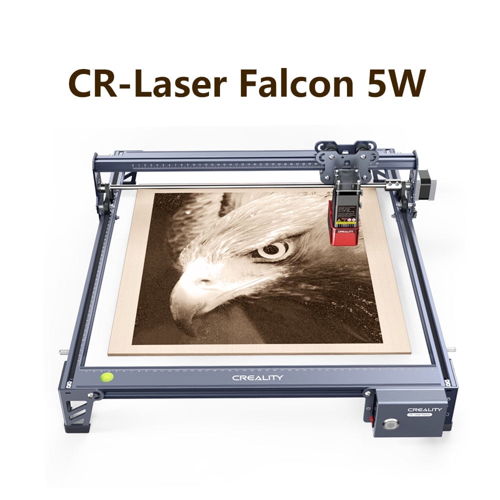 Creality Falcon 5W CR-Laser Falcon Engraver, 0.06mm Laser Cutter and ...