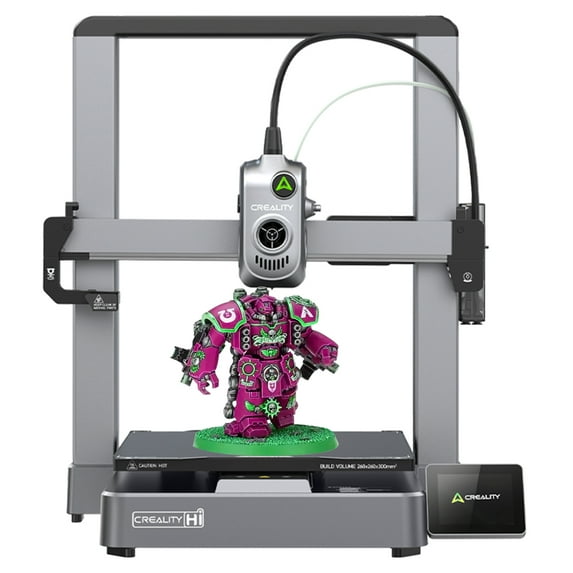 Creality Hi 3D Printer 500mm/s High-Speed,Multi-Color 3D Printing, Auto-Leveling, 95% Pre ...