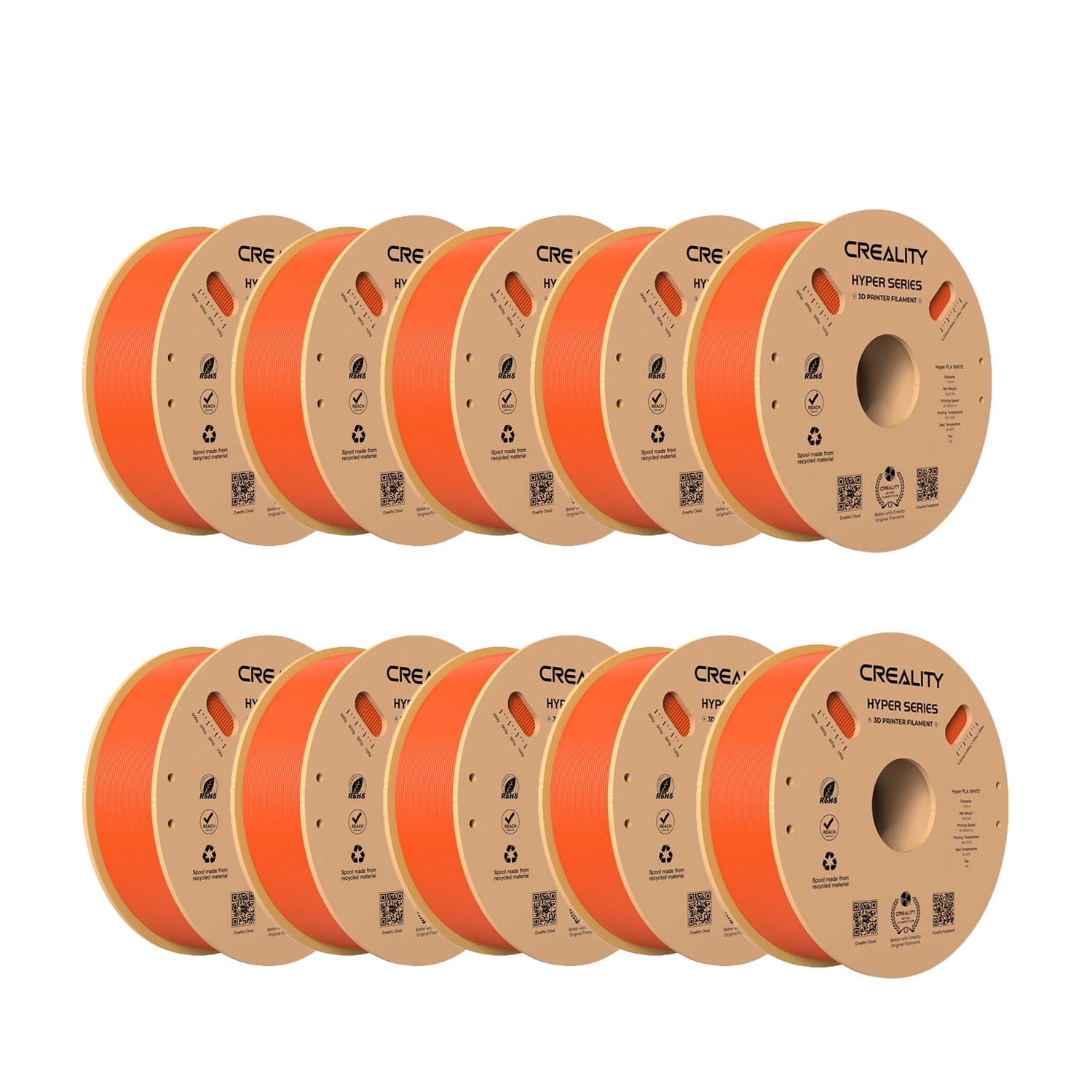 Creality Hyper PLA 1.75 mm Filament K1 Max/Ender 3 V3 SE/KE Fused ...