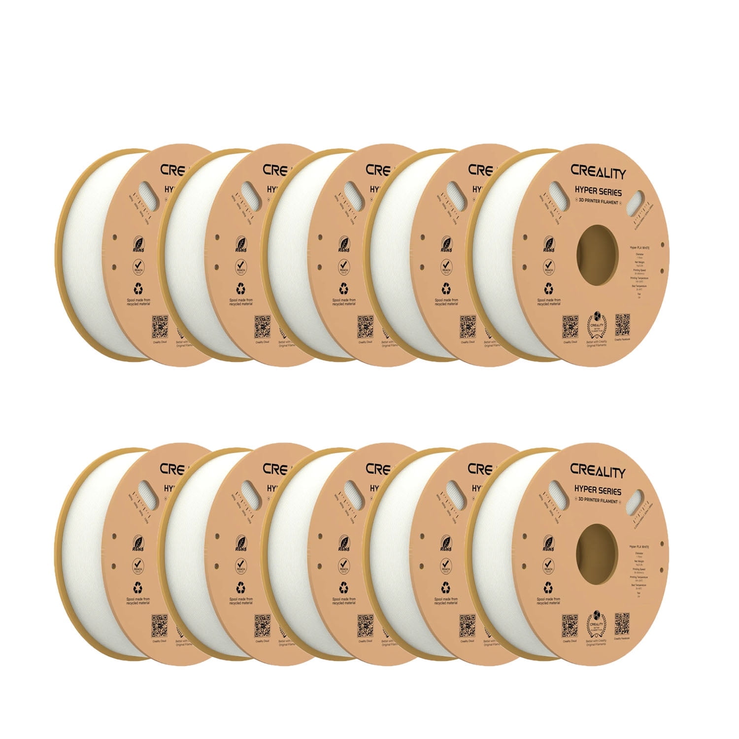 Creality Hyper PLA 1.75 mm Filament K1 Max/Ender 3 V3 SE/KE Fused ...