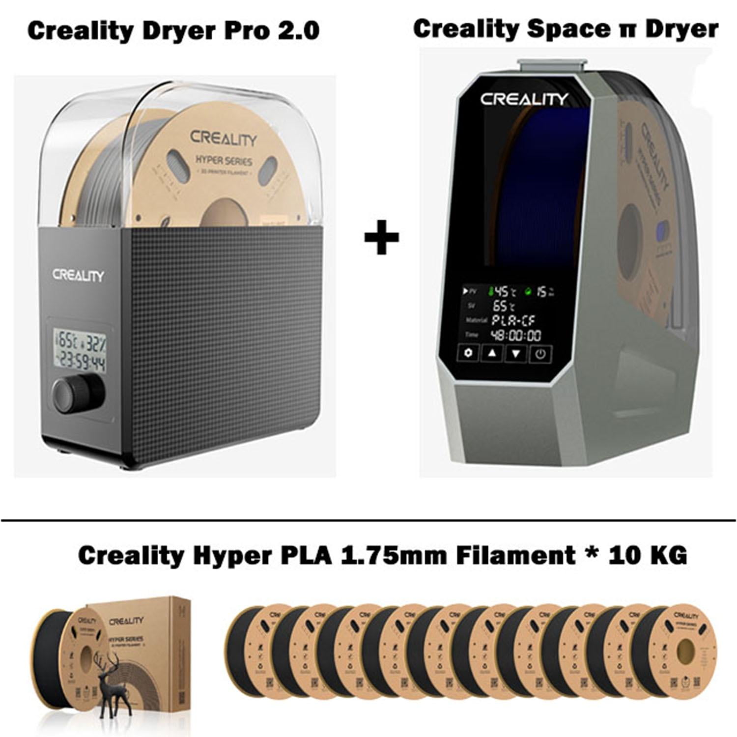 Creality Space Pi Filament Dryer & Creality Filament Dryer Box Pro with ...