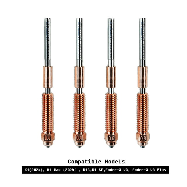 Creality Unicorn Quick-Swap Nozzle Kit Suit for K1C/Ender-3 V3/Ender-3 ...