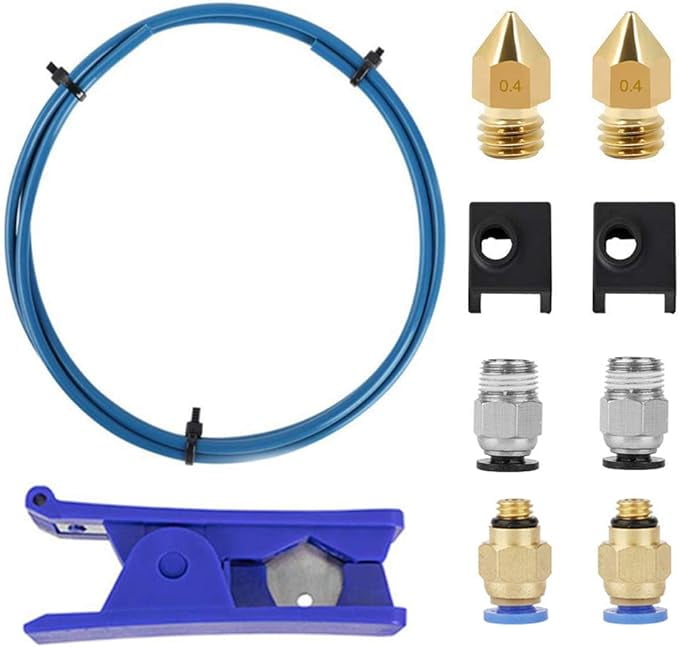 Creality Upgrade 3D Printer Kit with Capricorn Premium XS Bowden Tubing 1M， PTFE Teflon Tube ...