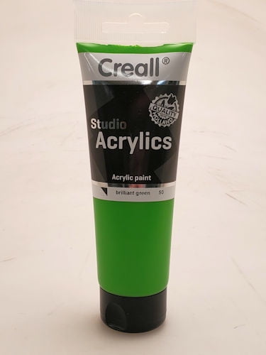 Creall Studio Acrylics, Acrylic Paint 120 ml, 50 Brilliant Green ...
