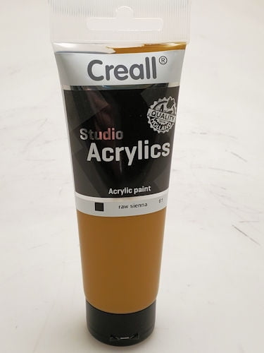 Creall Studio Acrylics, Acrylic Paint 120 ml, 61 Raw Sienna - Walmart.com