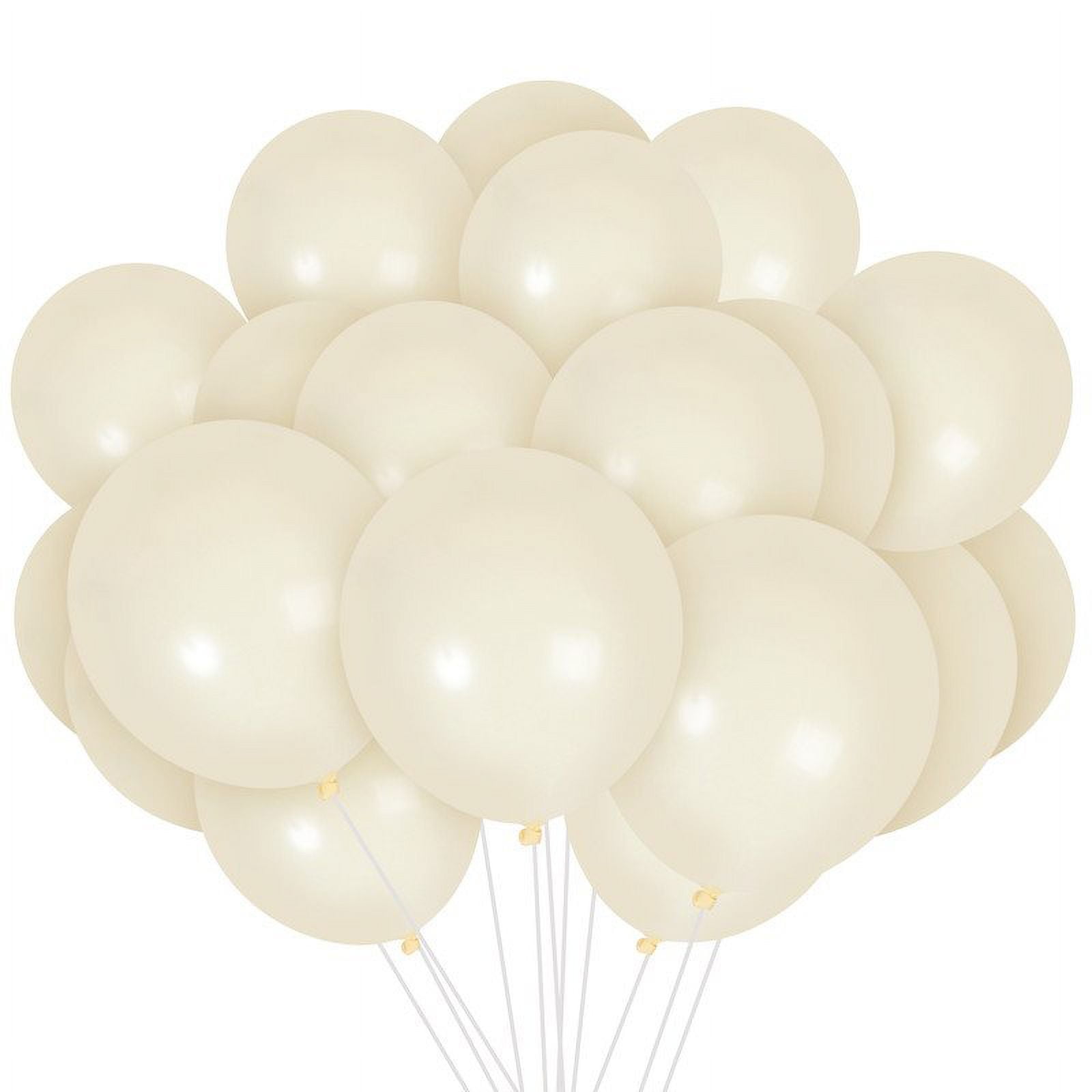 Cream Balloons - 12 Inch Latex Balloons - 36 Pack - Walmart.com
