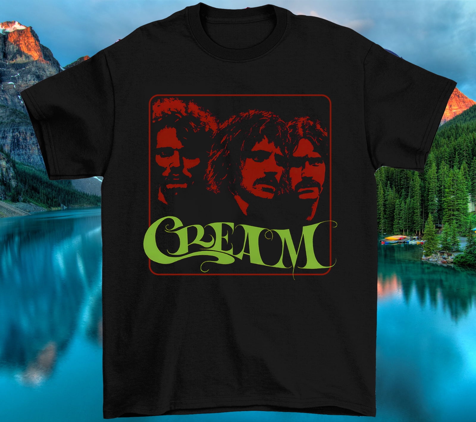 Cream Band Black Cotton Size S-4XL T Shirt EE1124 - Walmart.com