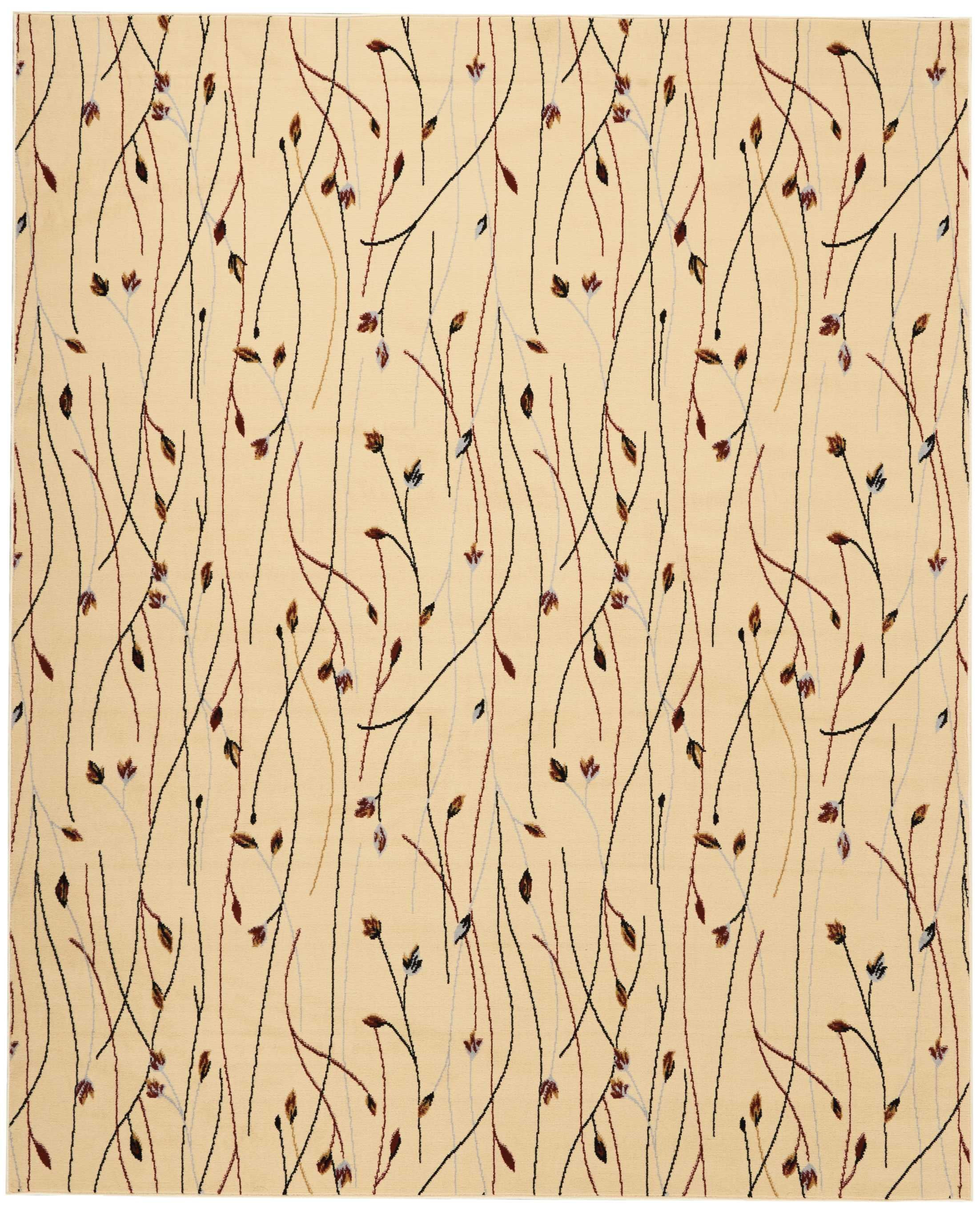 Free Shipping! Pinewood Grove Cream Botanical Farmhouse Floral ...