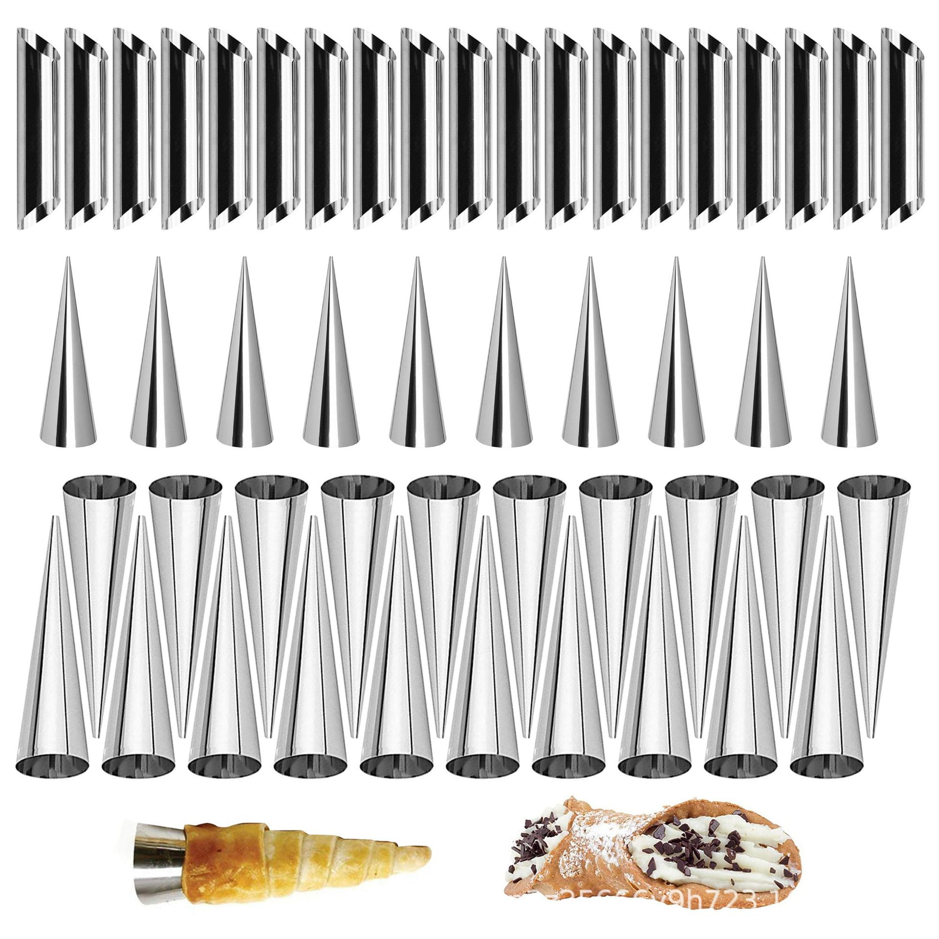 Cream Bread Mold Set Stainless Steel Croissant Crisp Cone Tool ...