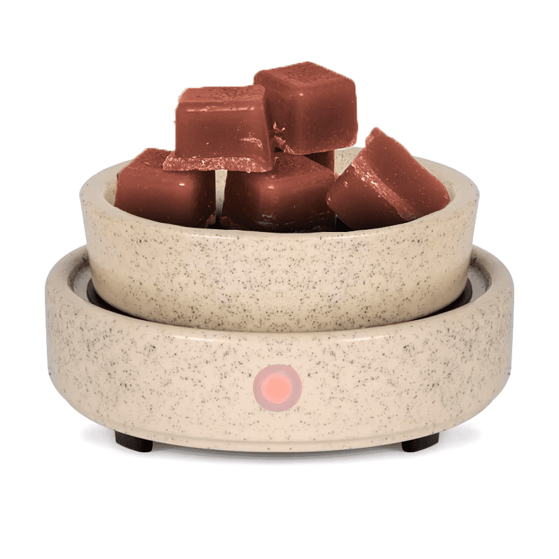 Cream Ceramic Wax Warmer, Electric Wax Melt Warmer,3 in1 Home Fragrance ...