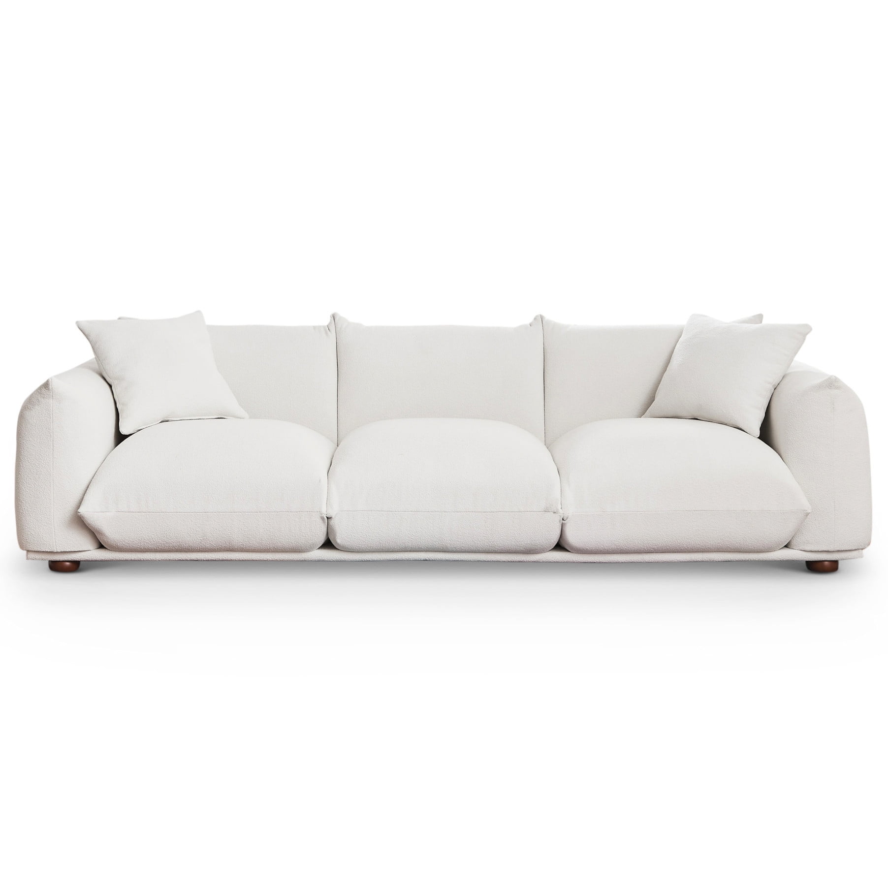 Cream Color, Tight Back Style - Three - seat Sofa - Entertainment Zone ...